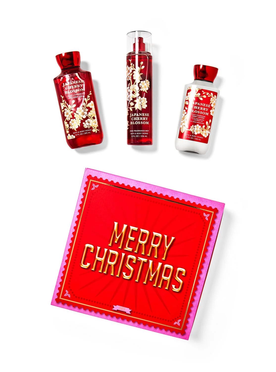 Bath & Body Works Japanese Cherry Blossom – Gift Box Set – Touch Of Beauty